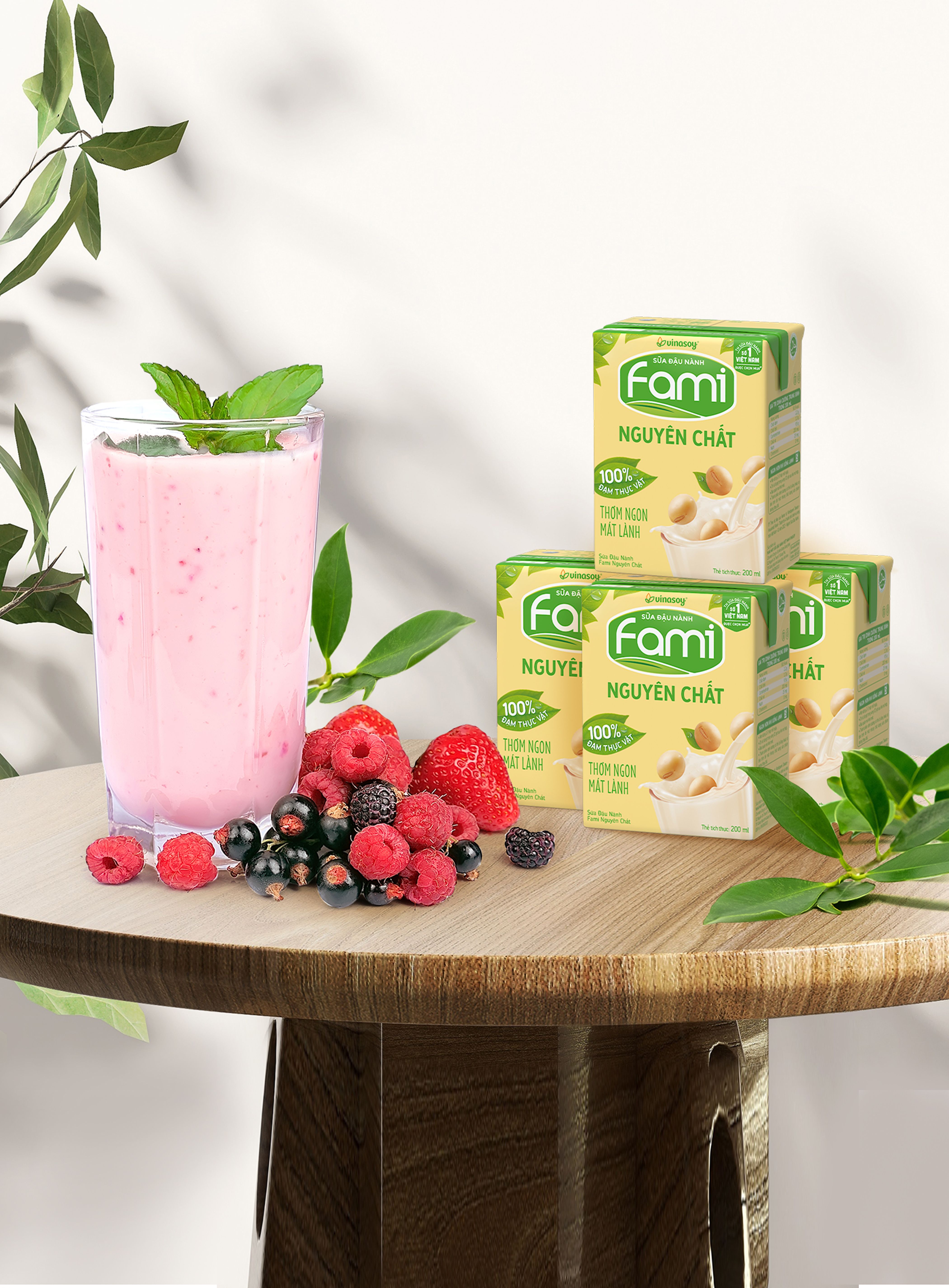 smoothie sữa đậu nành fami
